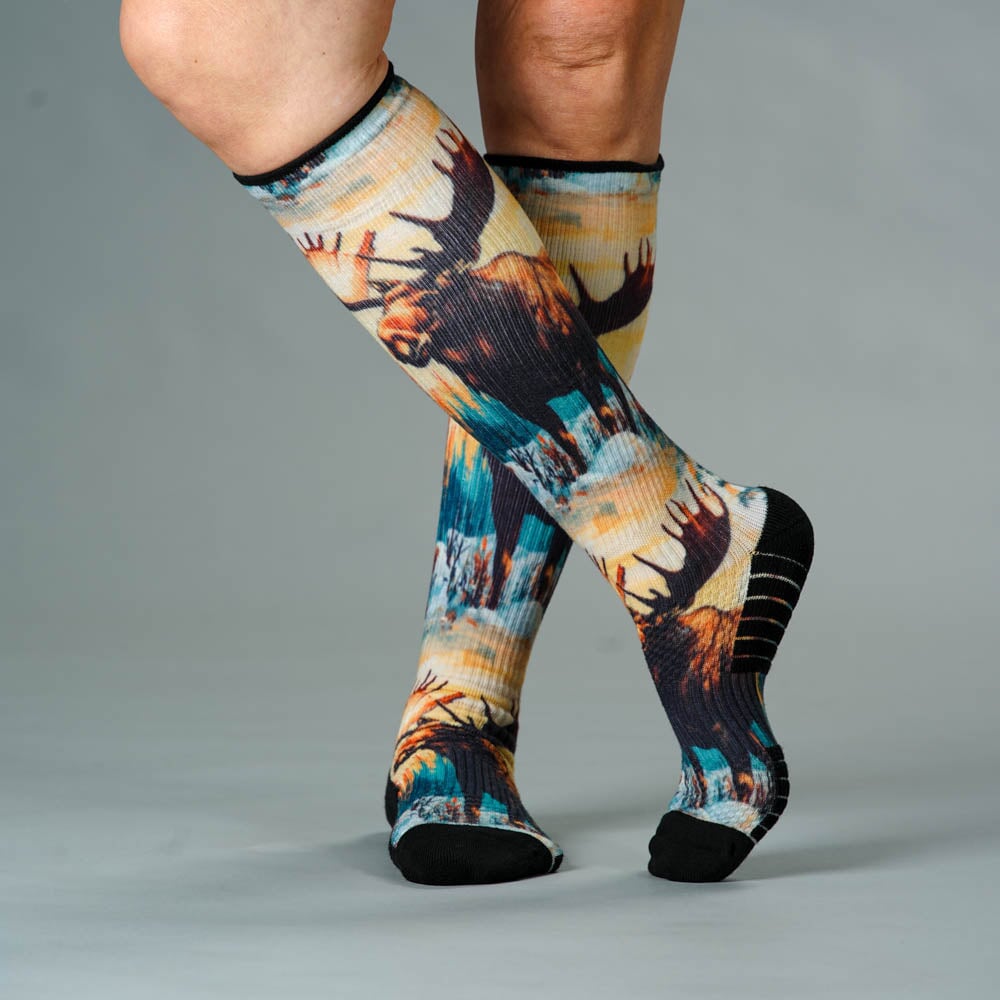 Moose Country Compression Socks – Viasox