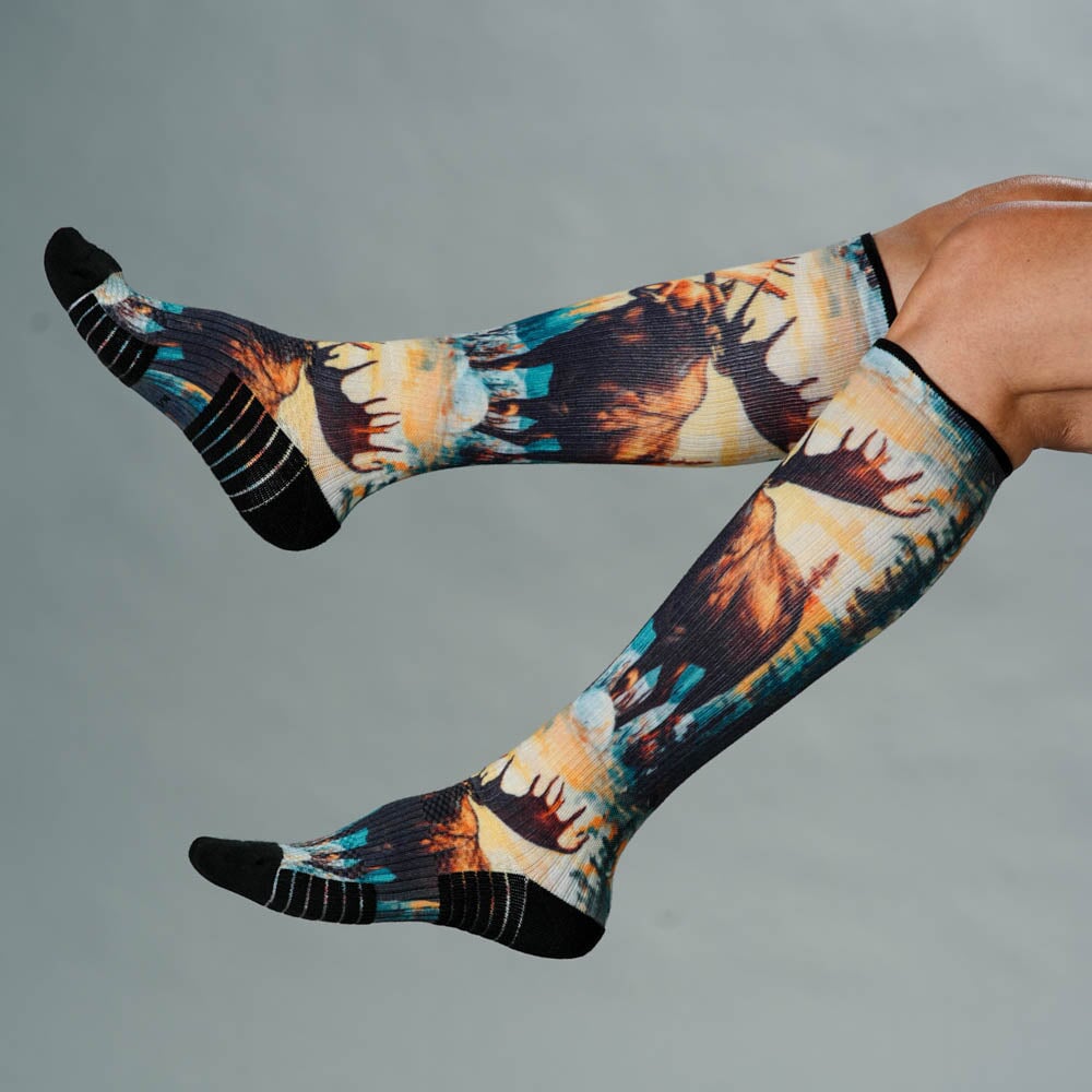 Moose Country Compression Socks – Viasox