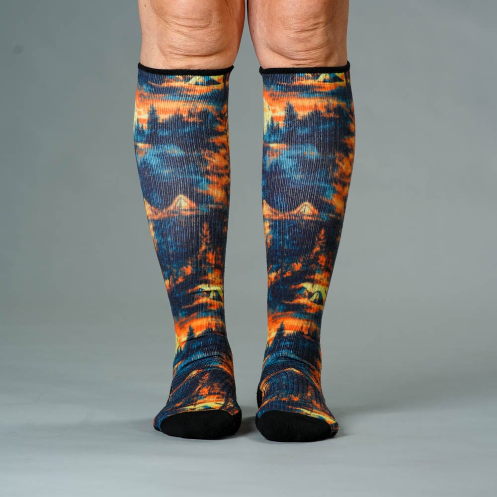 Camp Sunset Compression Socks – Viasox