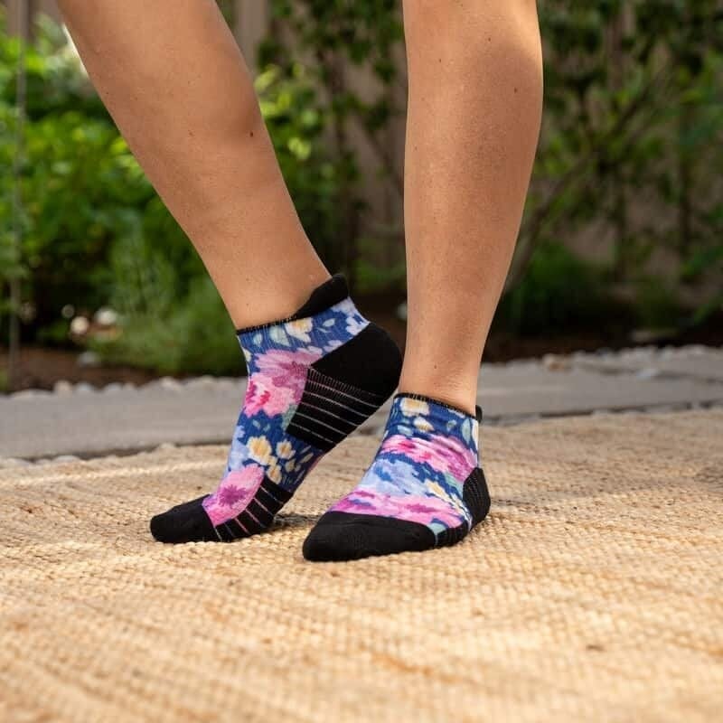 Compression Low-Cut Socks - Paws & Petals 4-Pack | Viasox