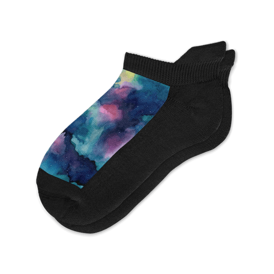 Multicolor Ankle Socks - Northern Lights | Comfort From Viasox