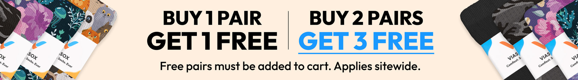 Socks Collection - EasyStretch & Compression | Viasox