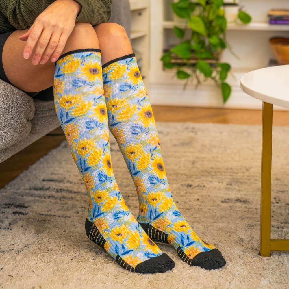 Viasox Sunny Days Compression Socks for a Bright Look