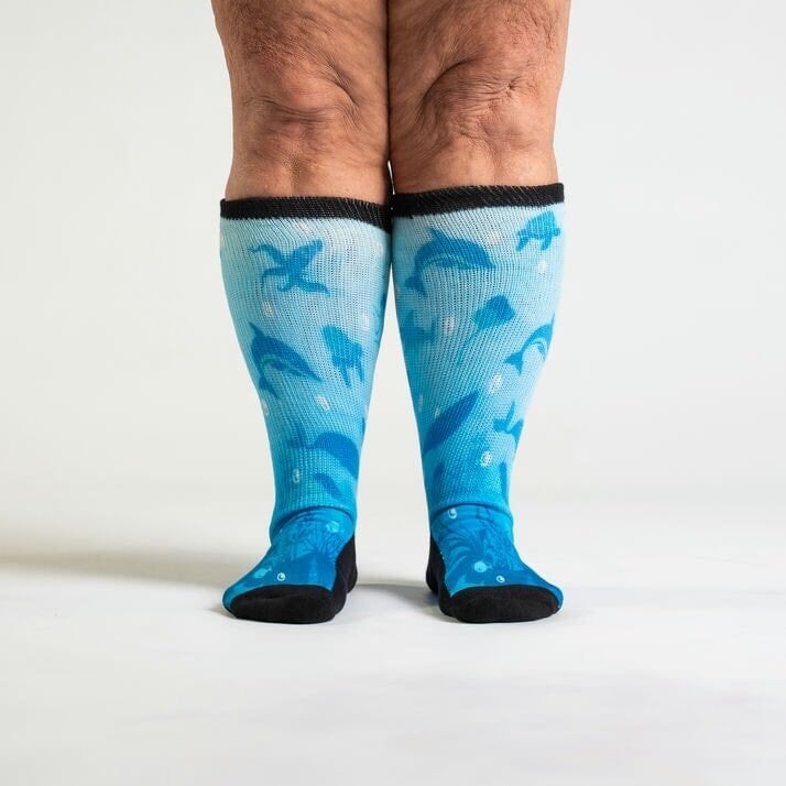 Sea Life Socks - Deep Sea Pattern Socks | Comfort From Viasox
