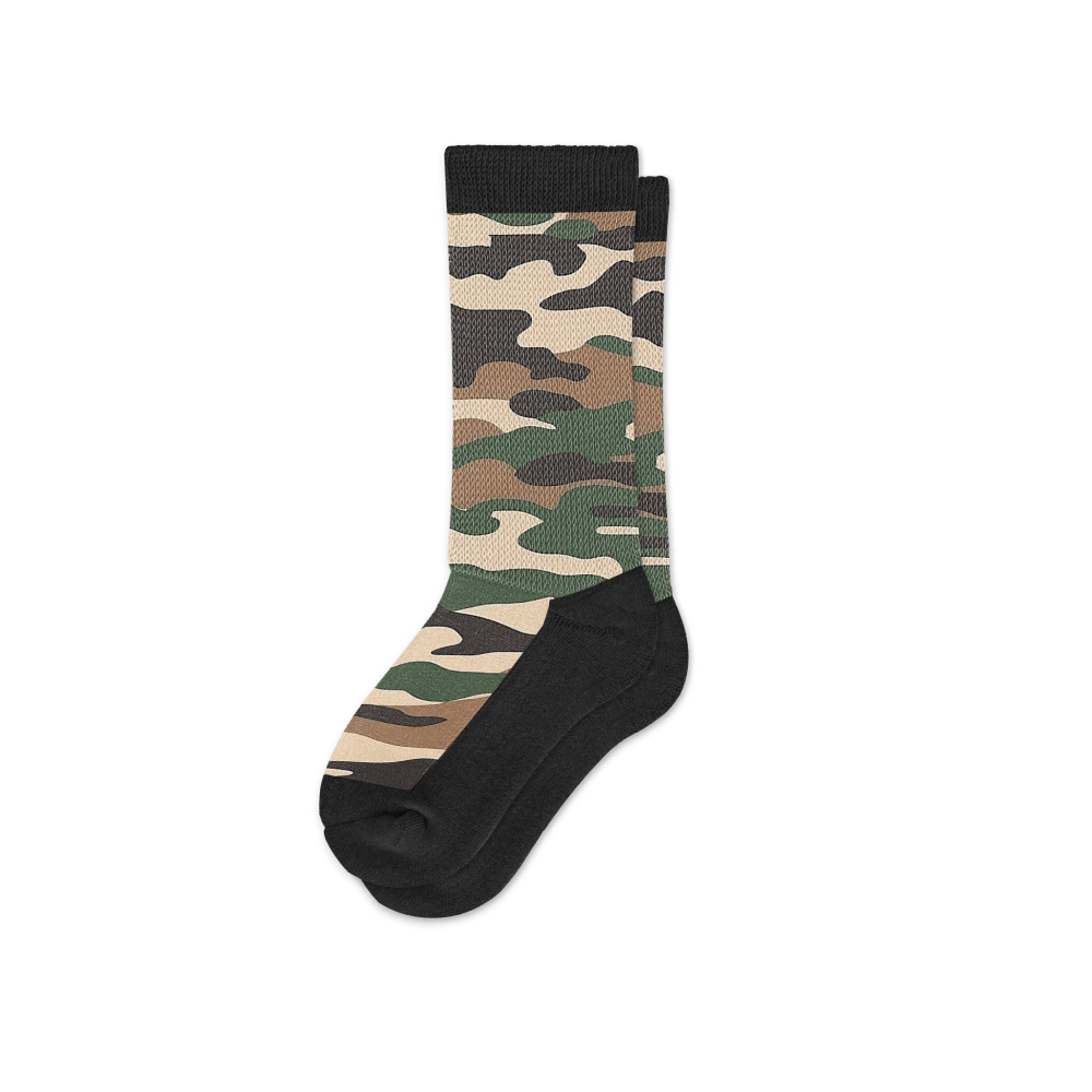 Army Camo EasyStretch™ Socks by Viasox for Comfort and Support