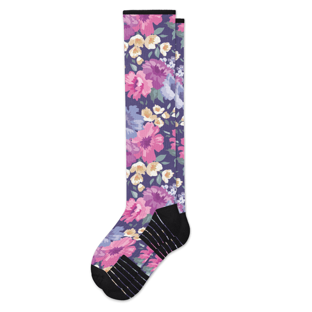 Floral Compression Socks | Viasox Provides Comfort & Support