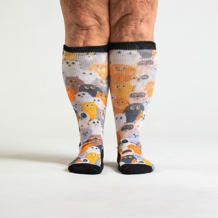 Cats Socks - Socks With Cats On Them | Style & Support From Viasox